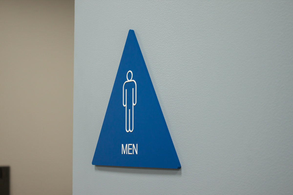 men sign