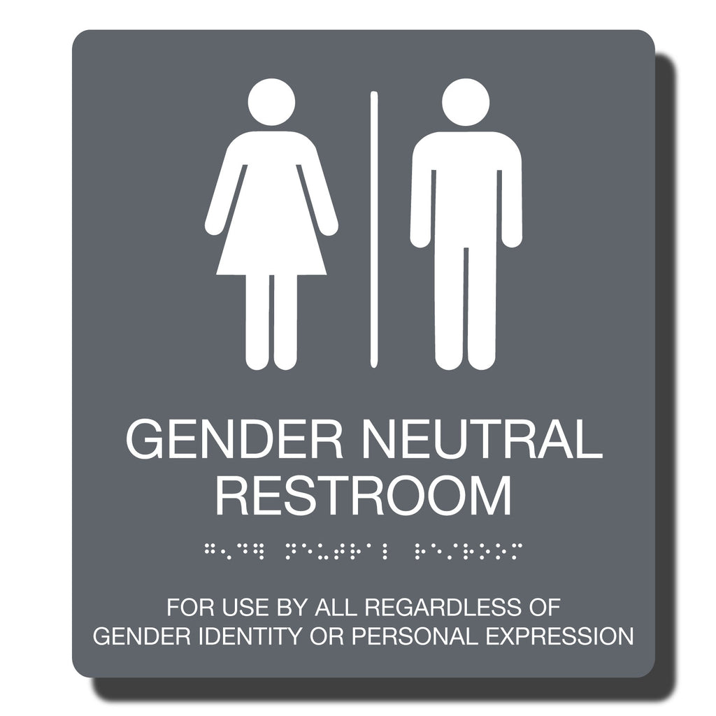 Gender Identity Bathroom Signs