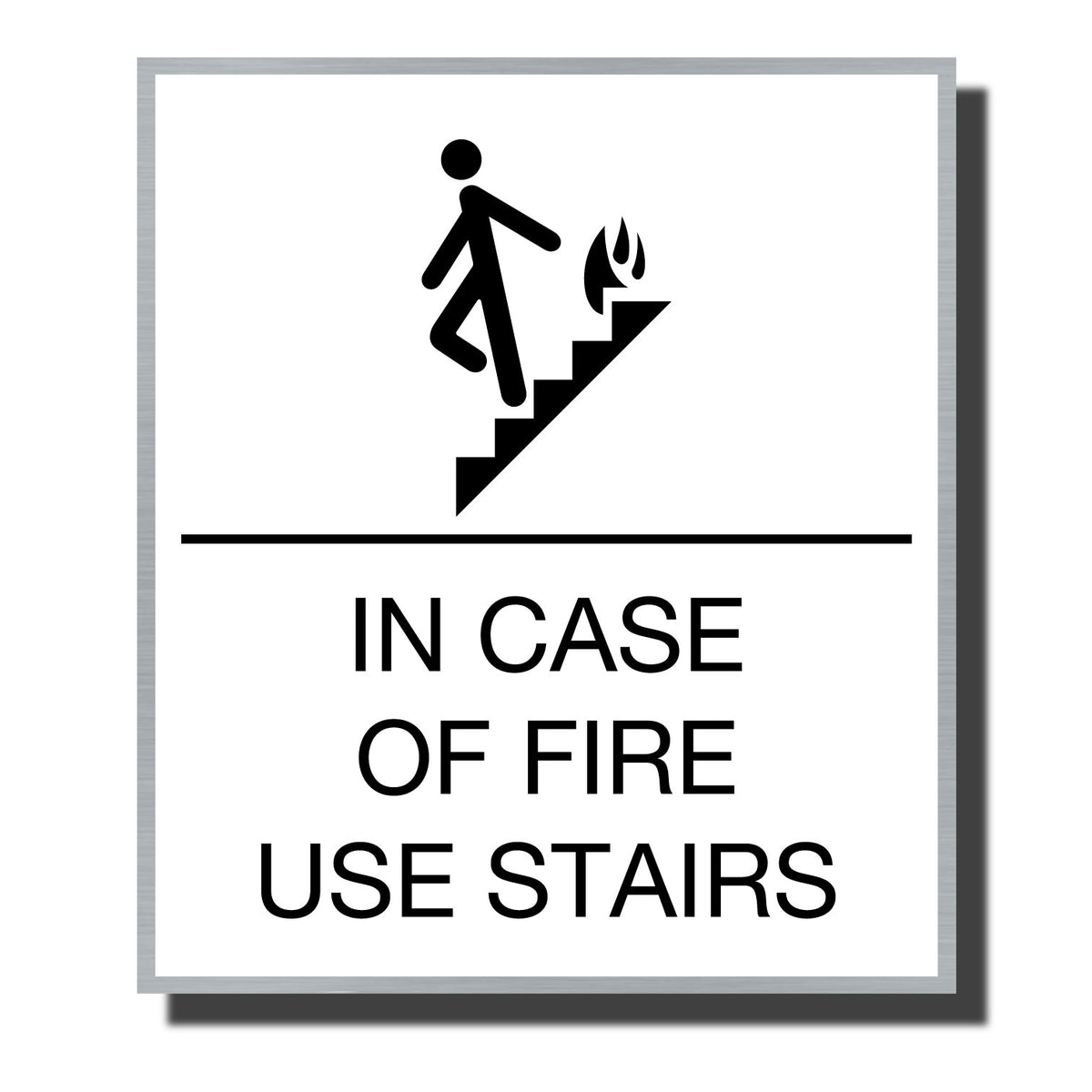 ADA In Case of Fire Stair Signs - Sterling Collection - Nap ADA Signs ...