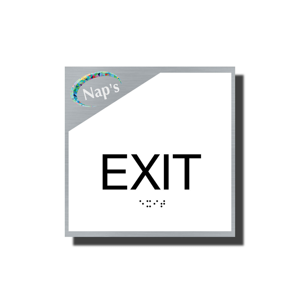 ADA Exit Signs with Braille in Many Styles - NapAdaSigns.com – Tagged ...