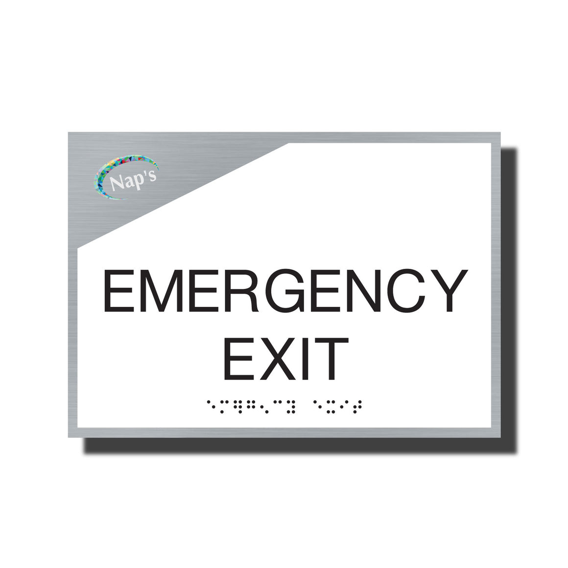 ADA Exit Signs with Braille in Many Styles - NapAdaSigns.com – Tagged ...