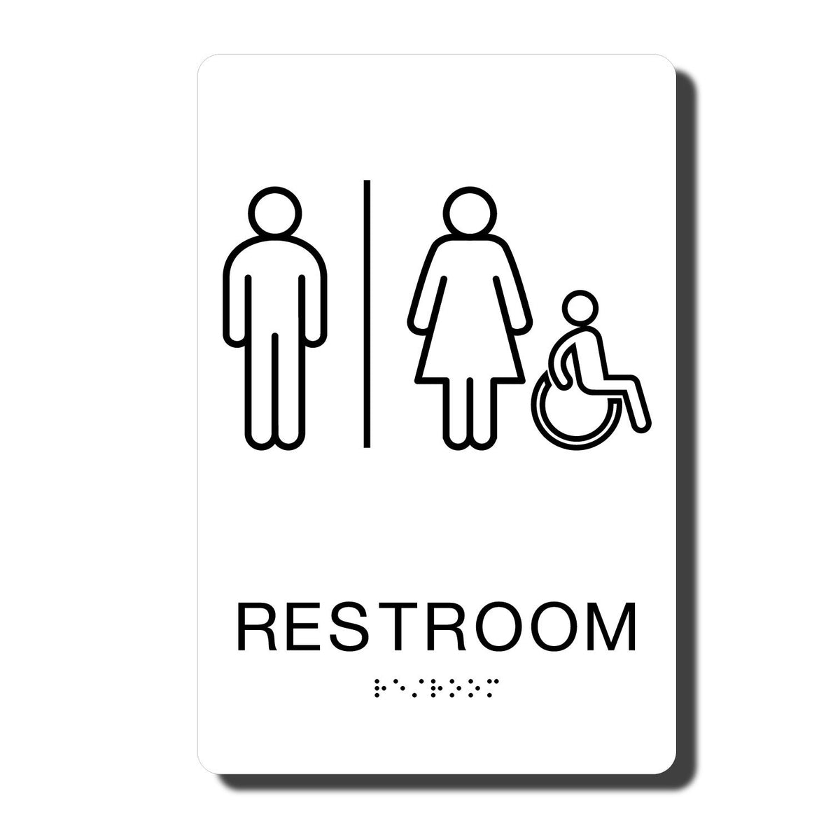 ADA California Restroom Signs - Title 24 - NapADASigns.com